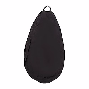 HIHTGS Adult Toy Corduroy Storage Soy Bag Bean Bag, Bean Bag Chair Lazy Sofa Beanbag Cover Bean Bag Sofa Chairs Cover Bean Bag Chair Cover(No Filler) (Black, 27.56 inch X 31.50 inch )