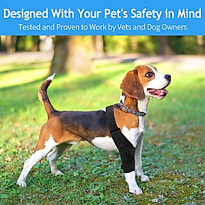TONTONJIA Dog Knee Brace for Torn Acl Hind Leg Adjustable Dog Back Leg Support Brace, Dog Leg Brace for Hip Dysplasia, Better Recovery with Dog ACL Knee Brace (Medium)