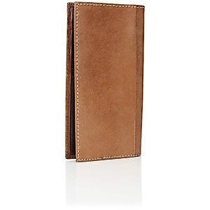 Nocona Belt Co. Unisex-Adult's Nocona Floral Inlay Buckstitch Rodeo Wallet, Blue