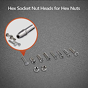 HQMaster 1000Pcs Eyeglasses Sunglass Spectacles Tiny Screws Nut Assortment Repair Tool Kit Set with Tweezer Micro Screwdriver (Round Case)