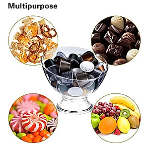 MOLFUJ Coffee Pod Holder, Clear K Cup Holder Plastic, Espresso Coffee Pod Holders for Counter Small, Coffee Pod Storage for K Cups, Capsule Organizer Creamer Holder for Coffee Bar