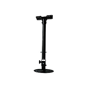 XtremPro Projector Ceiling Mount Universal Extension, Tilt 30 Degree 360° Degree Max 22Lbs Load Capacity - Black (41037)