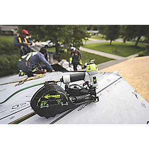 STINGER CN100B Pneumatic Cap Nailer, 1" Cap Diameter, 1" Nail Length, Collated Cap Nails for Roofing Underlayment & House Wrap (0136252)