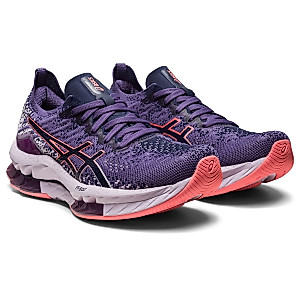 ASICS Women's Gel-Kinsei Blast Running Shoes, 8.5, Dusty Purple/Papaya