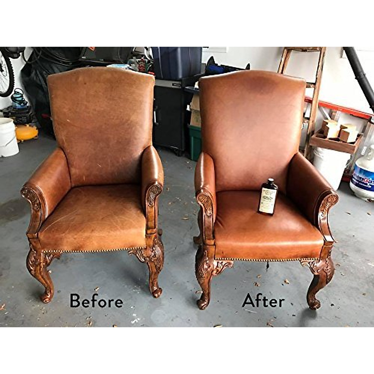 Chamberlain’s Leather Milk Furniture Treatment - All-Natural Leather Cleaner, Leather Conditioner for Couches and Living Room Furniture No 5, 6 Oz