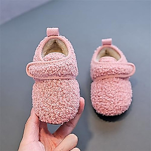 KUBUA Toddler Slippers Boys Girls Outdoor Indoor House Shoes for Kids Pink Size 5.5 Toddler