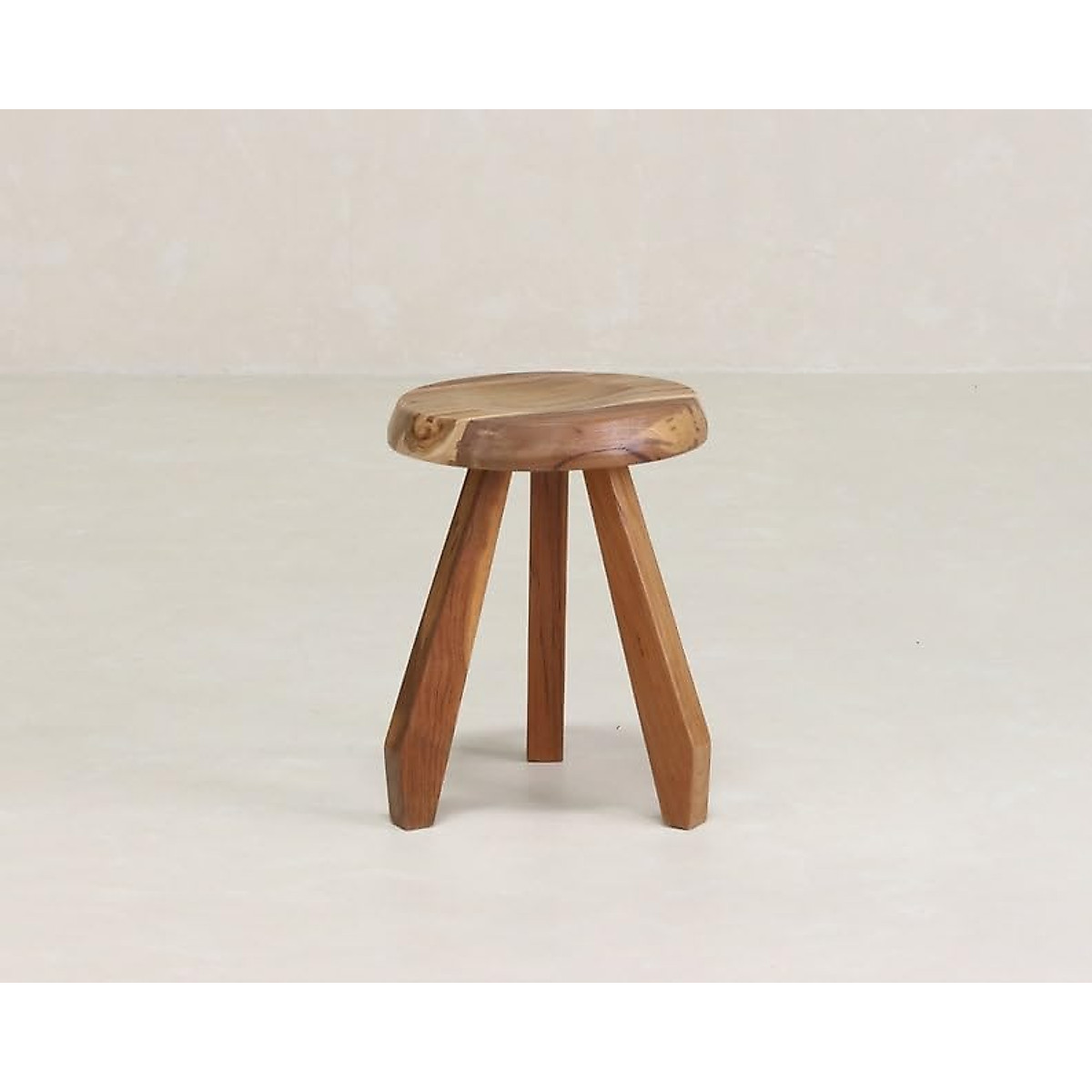 FHCKIG Milking Stool,stool,plant stand (Dark Teak Oil)