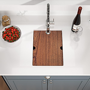 Undermount Bar Sink - Mocoloo 15 x 19 Inch Single Bowl Undermount Kitchen Sink 16 Gauge Stainless Steel Bar Prep Workstation 10" Deep Sinks