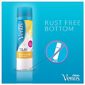 Gillette Venus with Olay UltraMoisture Vanilla Cashmere Women’s 6oz Shave Gel - Pack of 6