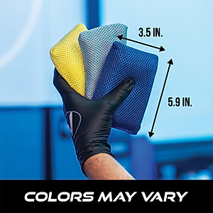 VIKING Mesh Bug Cleaning Car Wash Sponge, Colors Vary - 4 in. x 6 in.