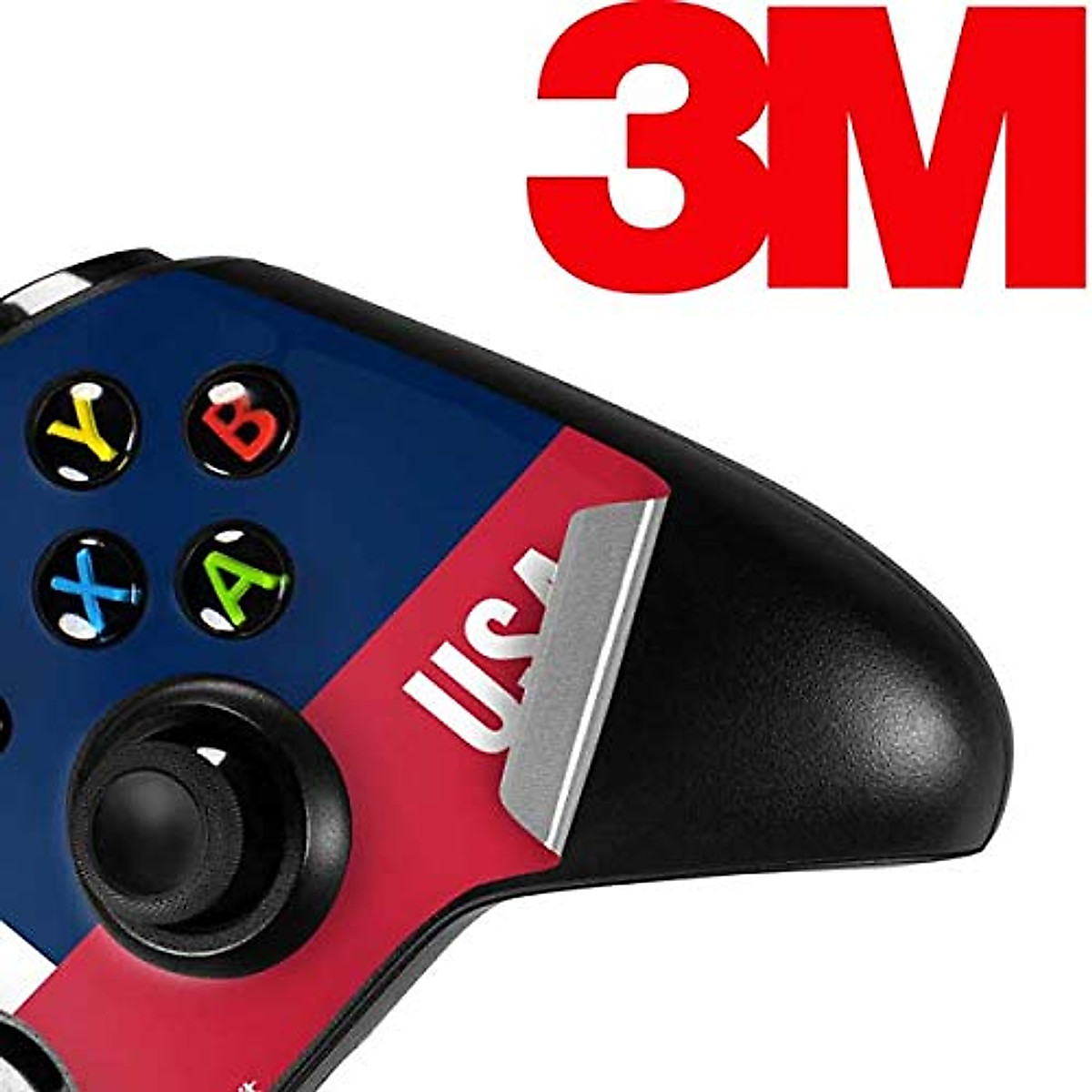 Skinit Decal Gaming Skin Compatible with Xbox One S Controller - Originally Designed USA Flag Color Block Design