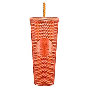 Starbucks Limited Edition Studded Tumbler Orange Pearl Halloween 2022 Venti 24 oz