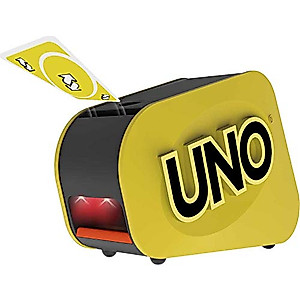 Mattel Games UNO Attack Card Game for Family Night with Card Launcher Featuring Lights & Sounds and Mega Hit Rule (Amazon Exclusive)