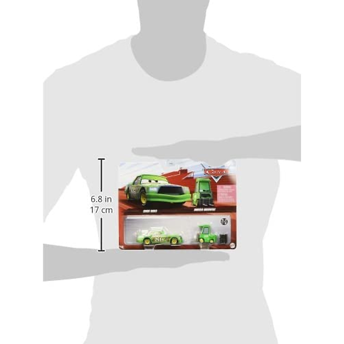 Disney Cars Toys 3 2-Pack Assortment, 1:55 Scale Die-Cast Fan Favorite Character Vehicles for Racing and Storytelling Fun, Gift for Kids Age 3 and Older