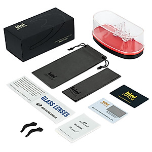 Experience Unmatched Style and Durability with Bnus Italy's Corning Glass Blue Flash Polarized Sunglasses - Perfect for Men and Women