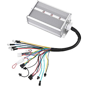 Motor Controller Kit, 36V/48V 1500W Brushless Motor Speed Controller LCD Panel Kit for Electric Bike