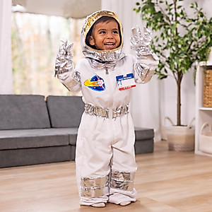 Melissa & Doug Astronaut Costume Role Play Set - Pretend Astronaut Outfit With Realistic Accessories For Kids And Toddlers Ages 3+