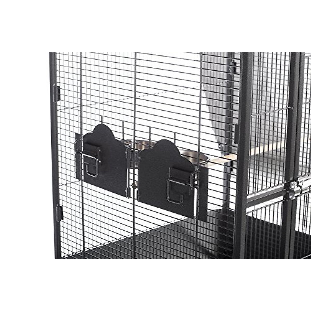 Prevue Pet Products 3352BLK Park Plaza Bird Cage, Black Hammertone, Large