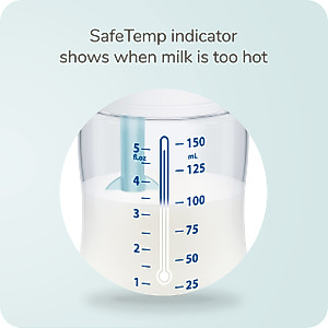 NUK Smooth Flow Pro Anti Colic Baby Bottle - Easy to Assemble and Clean & Reduces Newborn Spit-up & Gas, 5oz, 4-Pack, Neutral