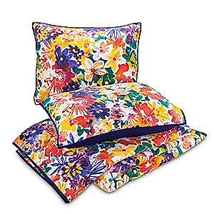 Makers Collective Garden in Bloom Quilt Set Purple Twin