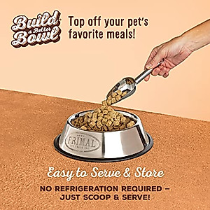 Primal Cupboard Cuts Freeze Dried Raw Cat Food & Dog Food Topper, Grain Free Meal Mixer for Dogs & Cat (Pork, 3.5 oz)