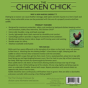 The Chicken Chick® Hen Mating Saddle Standard…