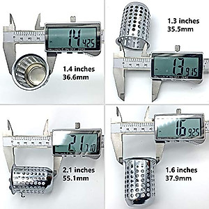 Junior Basket Strainer Stainless Steel Strainer Basket, 2.25 Inch Deep Flange Replacement Strainer with Handle