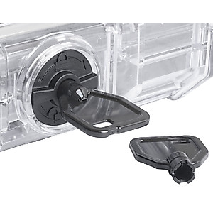 Case Club x130 .38 Special or .357 Magnum Long Term Storage Case with Silica Gel Dessicant, Lockable