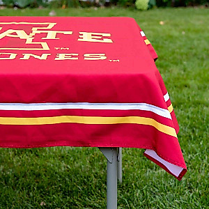 College Flags & Banners Co. Iowa State Cyclones Logo Tablecloth or Table Overlay