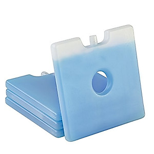 Chillerz Cool Coolers - Best Ice Pack for Lunch Box - Ultra Slim and Lightweight Reusable Ice Pack - Long-Lasting Gel Ice Packs - Makes Your Food Stay Fresh, Cold and Tasty | Set of 4