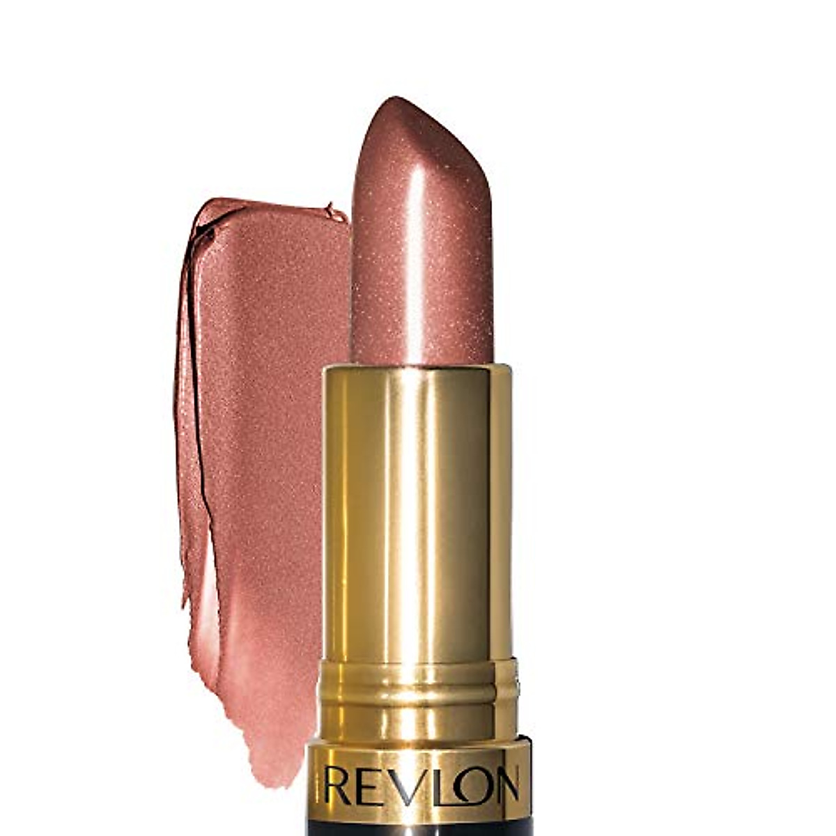 Revlon Super Lustrous Lipstick, High Impact Lipcolor with Moisturizing Creamy Formula, Infused with Vitamin E and Avocado Oil in Nude / Brown Pearl, Pink Pearl (030)