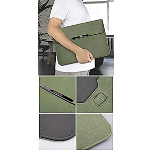 TOWOOZ MacBook Air M2 Sleeve Waterproof Thin Laptop Sleeve Case Compatible with 2022 M2 Chip MacBook Air 13.6 Inch A2681 / MacBook Air 13-13.6 Inch/MacBook Pro 13-14 Inch, with Accessory Pouch