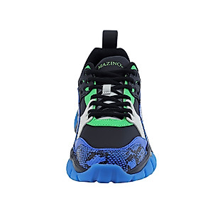 Mazino Sphene Fashion Chunky Sneakers for Men -Men's Athleisure Casual Shoes in (Blue/Green /13)