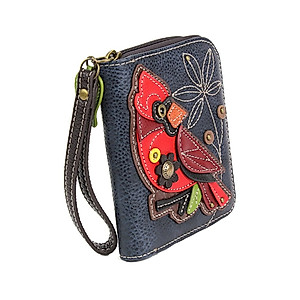 Chala Cardinal Zip-Around Wallet/Wristlet