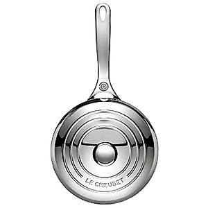 Le Creuset Tri-Ply Stainless Steel 2 Quart Saucier Pan