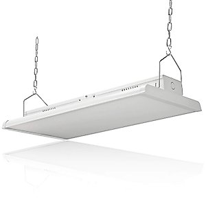 Konlite - 4 FT Linear LED Shop Lights, 225W, 30,626LM Bay Ceiling Shop Light for Commercial & Industrial Use, Non-Maintenance Shop Lights for Workshop, Garage Light, 5000K Daylight, Dimmable 1-10V