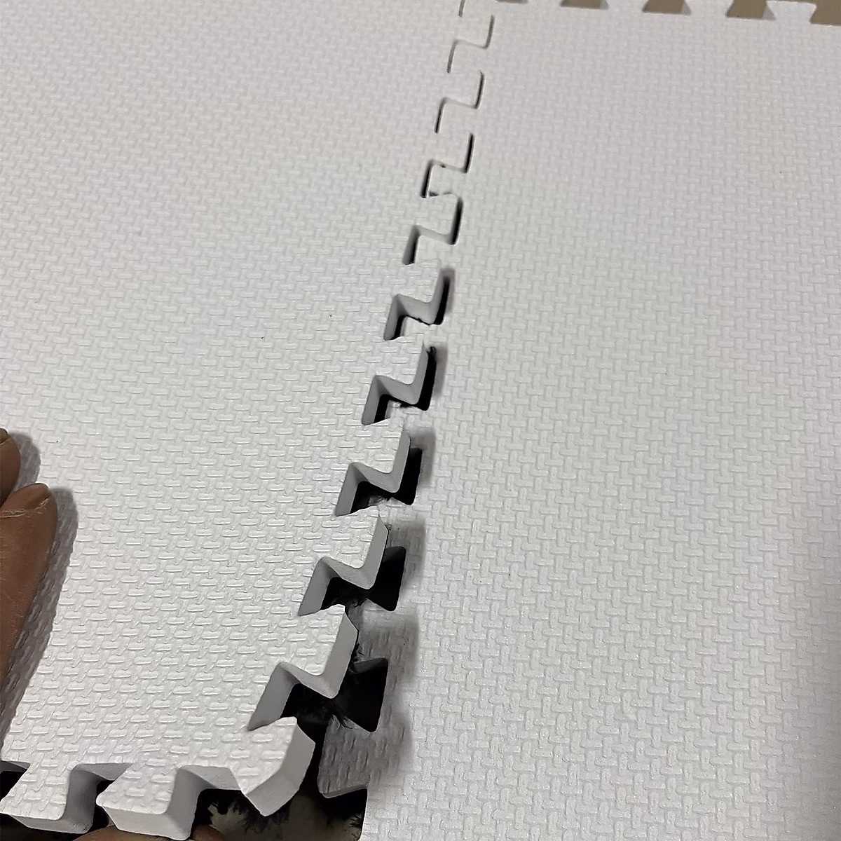 Funnyfuzzy Interlocking Carpet,Dog Blanket Soft Pet Bed Cover, Plush Foam mat, Shaggy Soft EVA Foam Mats Fluffy Area Rugs Protective Floor Tiles Exercise Play Mat for Kids Room Home Parlor Bedroom (C