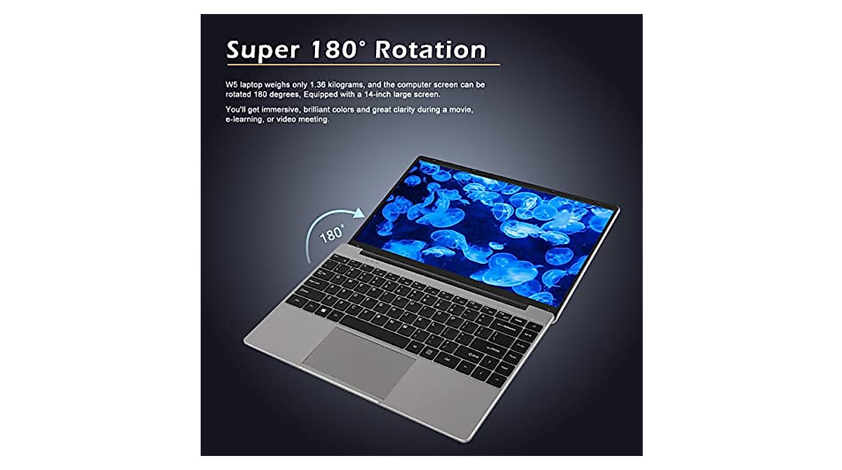 Ruzava 14" Laptop with 6GB RAM & 1TB SSD Support - Power & Portability