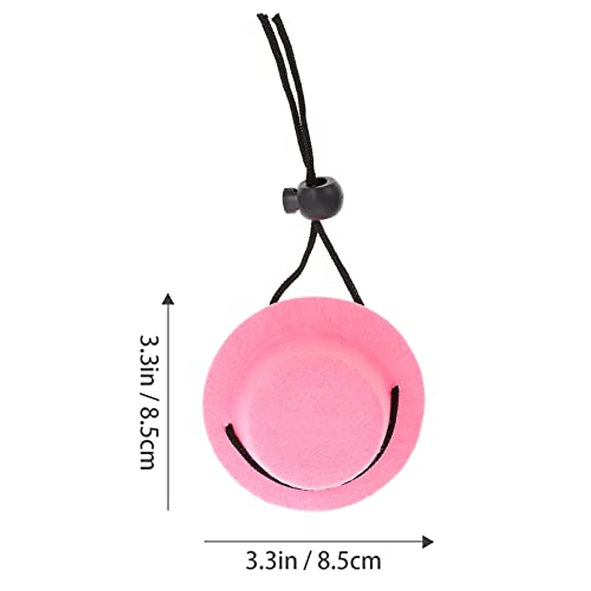 balacoo Small Pet Bowtie Hamster Hat and Bowtie Guinea Pig Black Cap Bow Tie Cool Pet Small Animal Outfit Cosplay Suit for Rats Sugar Glider Chinchilla Ferret Hedgehogs Hamster Top Hat