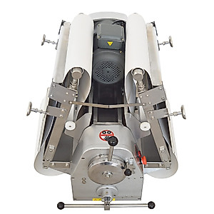 TECHTONGDA Commercial Dough Sheeter Laminated Dough Sheeter Fondant Flattener Pastry Sheeter Countertop Pizza Pasta Press Machine with 65x15.7" Conveyor Belt Professional Bakery Equipment