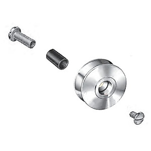 AFTCO GRA1GLD Roller Guide Spare Parts, Roller Assembly- Gold