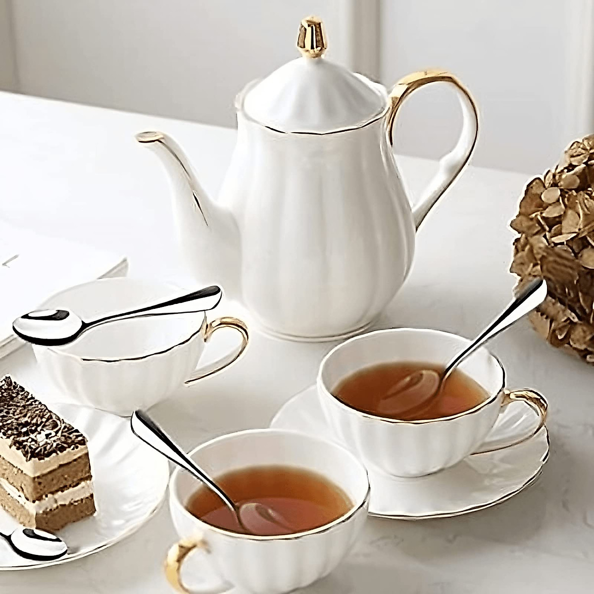 yasheng Mini 18/10 Stainless Steel Bistro Spoon 12.5 cm (4.9 Inch), Set of 6