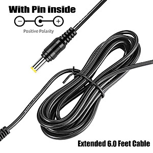 Universal 12V Power Cord for Sony Blu-Ray DVD Player,AC Adapter for Sony BDP-S5200 BDP-S3200 BDP-S6700 BDP-S3500 BDP-S5700 Blu-Ray DVD Player.Replacement for Sony AC-M1208/M1210/M1215UC AC Adapter