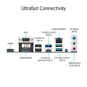 ASUS Prime B760-PLUS D4 Intel (13th and 12th Gen)LGA 1700 ATX motherboard PCIe 5.0,3xPCIe 4.0 M.2 slots,DDR4,2.5Gb LAN,DisplayPort,USB 3.2 Gen 2x2 Type-C,front USB 3.2 Gen 1 Type-C,Thunderbolt (USB4®)