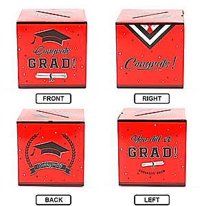 Slergut 2023 Graduation Card Box, Card Box for Graduation Party, Graduation Gift Card Box for 2023 Graduation Decorations, Graduation Party Supplies for Class of 2023 High School & College Graduation