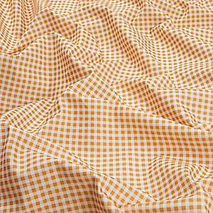 Michael Miller Out Of Africa Safari Gingham Orange, Quilting Fabric by the Yard