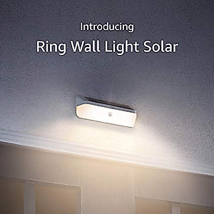 Ring Smart Lighting – Wall Light Solar, White (Bridge required)