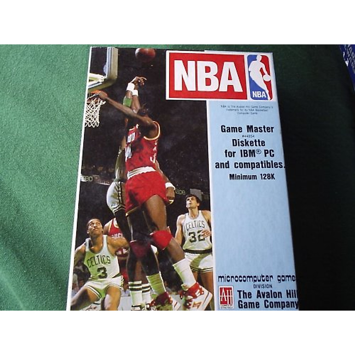 NBA Avalon Hill Commodore 64 128 Vintage Microcomputer Game