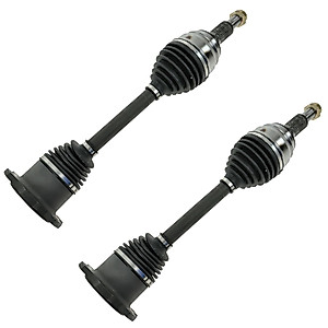 TRQ Front CV Axle Shaft Assembly Pair 2pc Compatible with Silverado Tahoe Suburban Yukon
