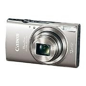 Canon PowerShot ELPH 360 Digital Camera w/ 12x Optical Zoom and Image Stabilization - Wi-Fi & NFC Enabled (Silver) (Renewed)